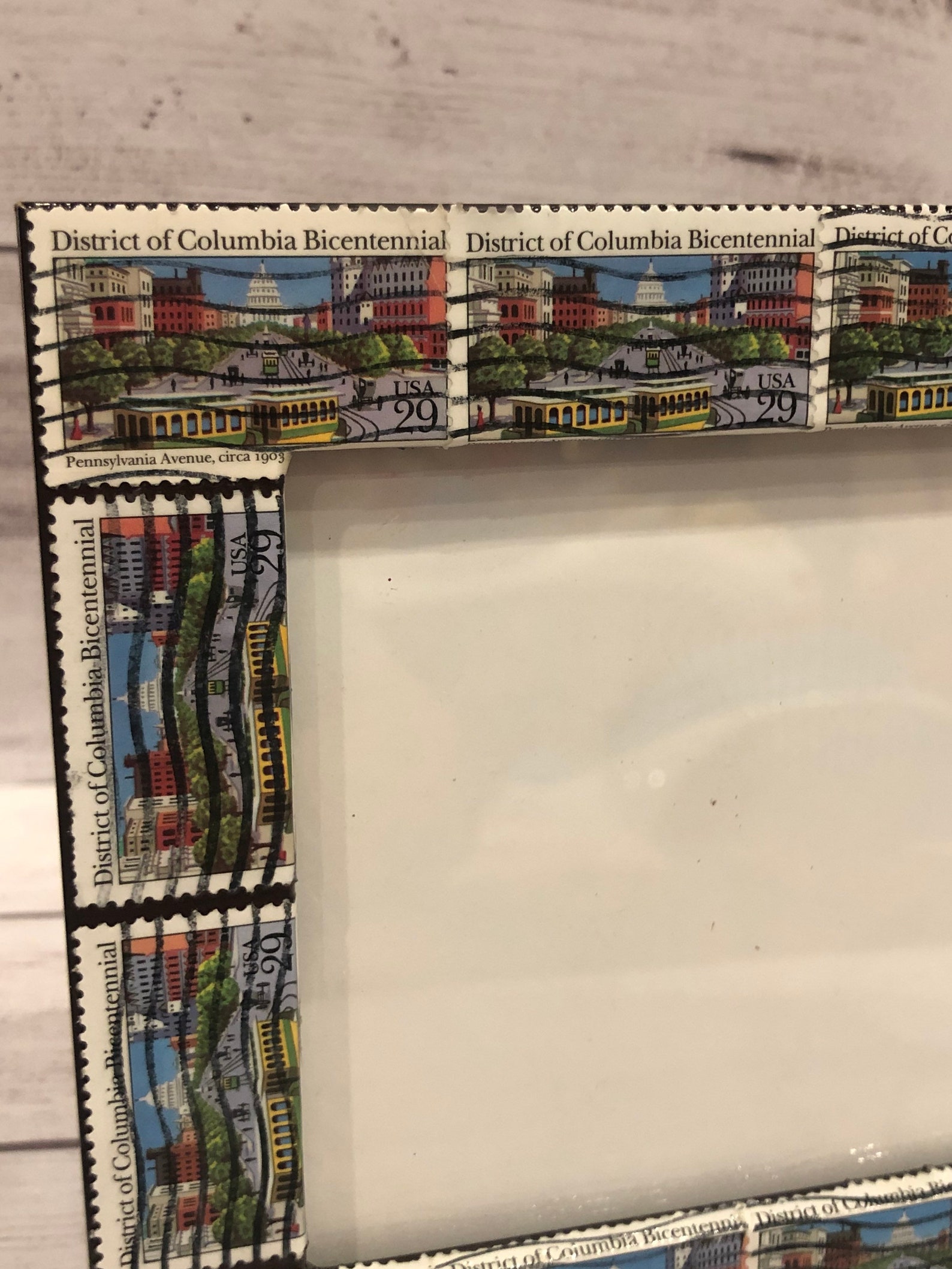 Washington D.C. Postage Stamp Frame holds 4x6 Photo - Etsy