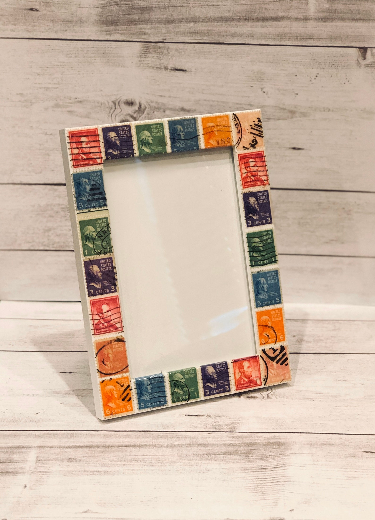U.S. Presidents Postage Stamp Frame holds 4 X 6 Photo - Etsy