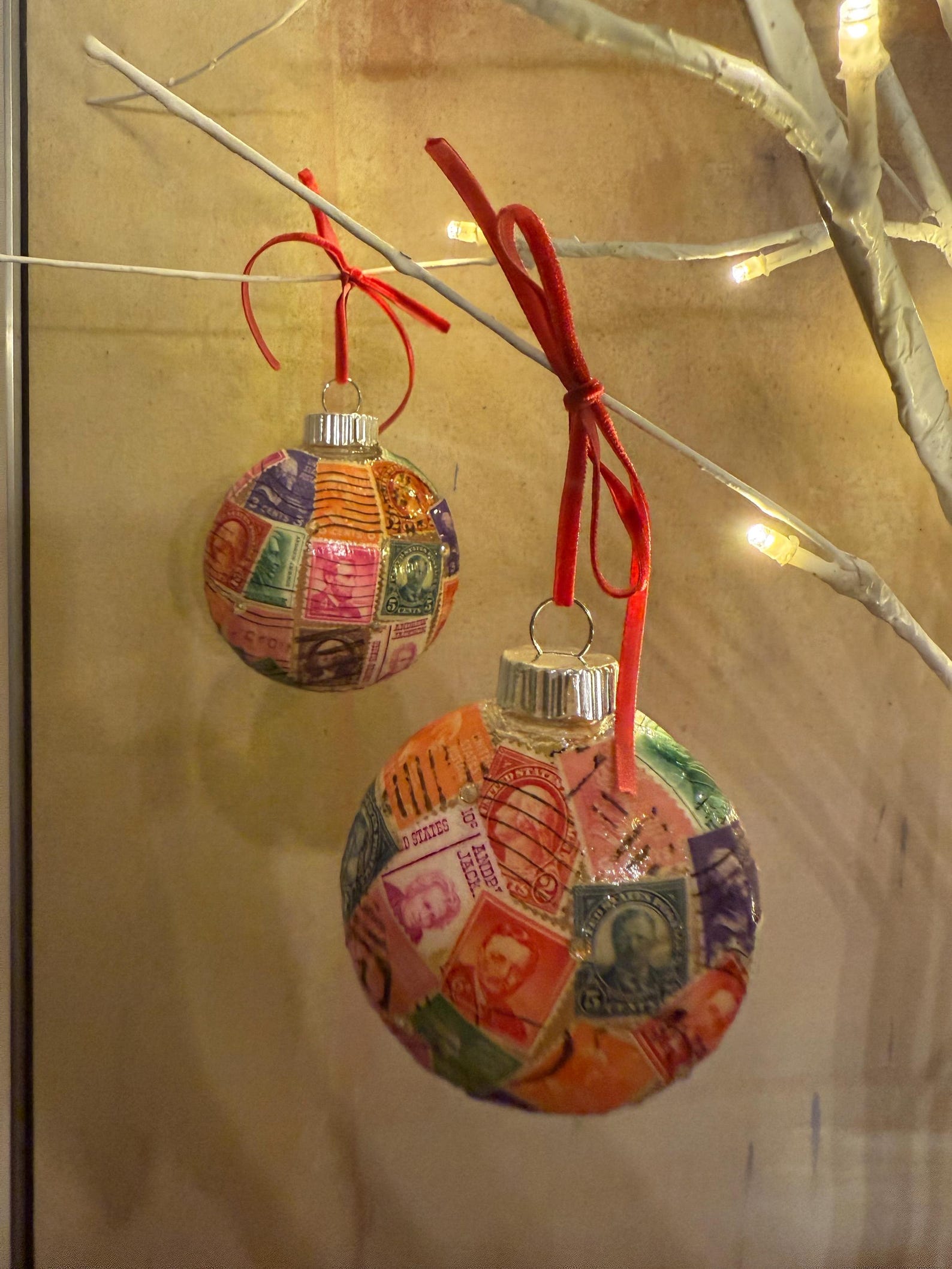 Postage Stamp Vintage Presidents Ornament With Crystals - Etsy