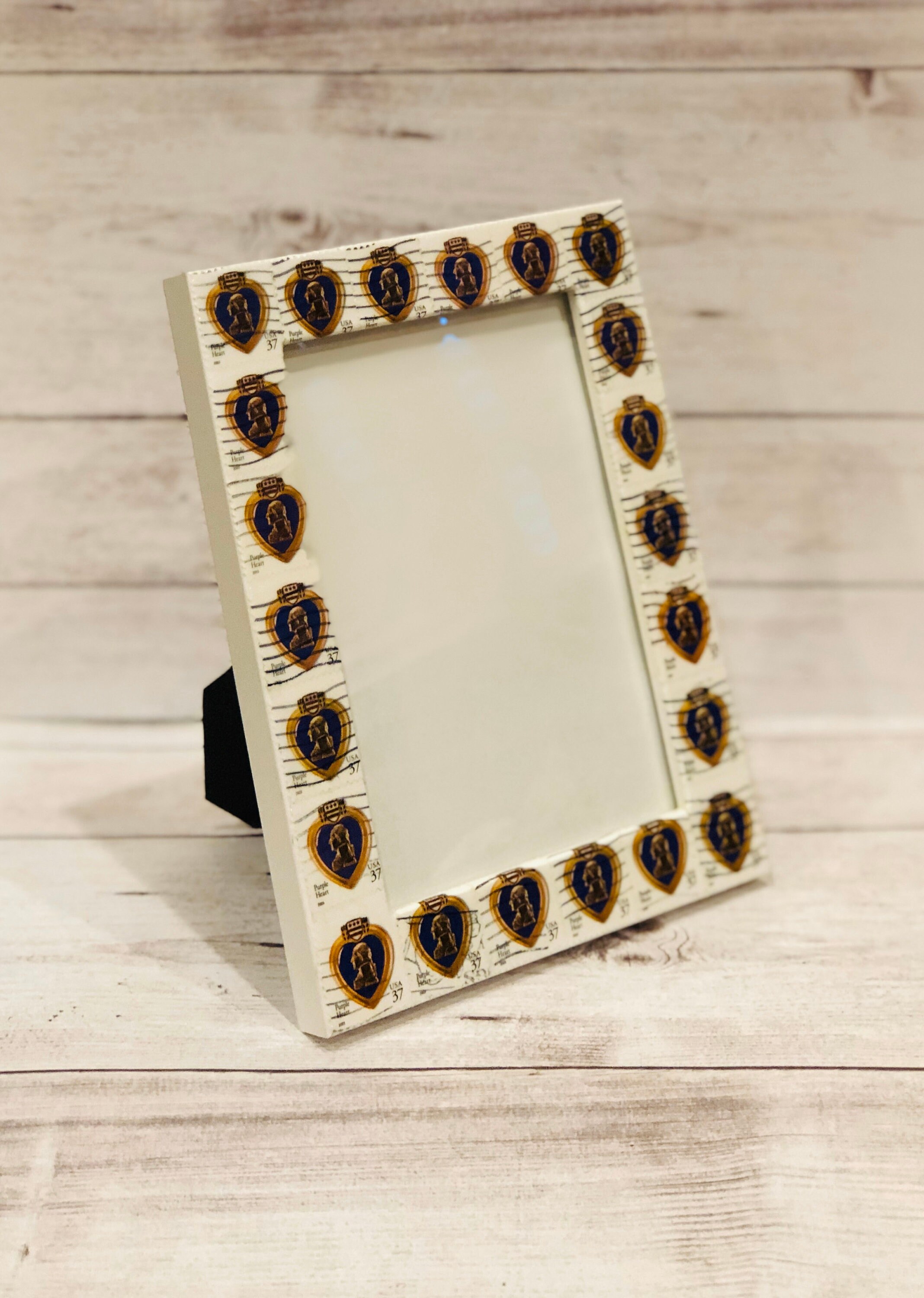 Purple Heart Postage Stamp Frame (holds 4x6 Photo) - Etsy