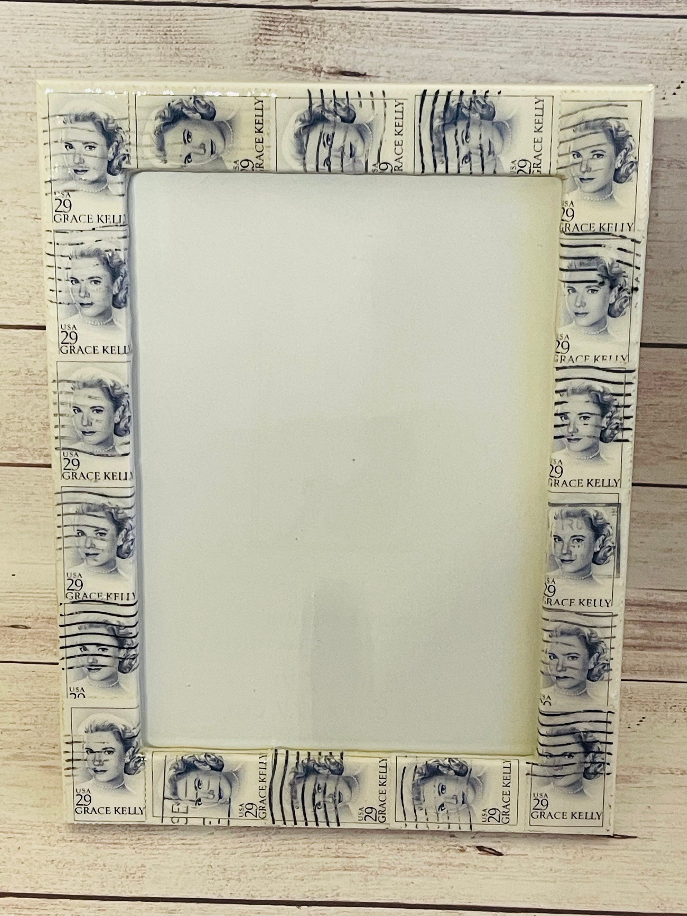 Grace Kelly Postage Stamp Frame holds 5x7 Photo - Etsy