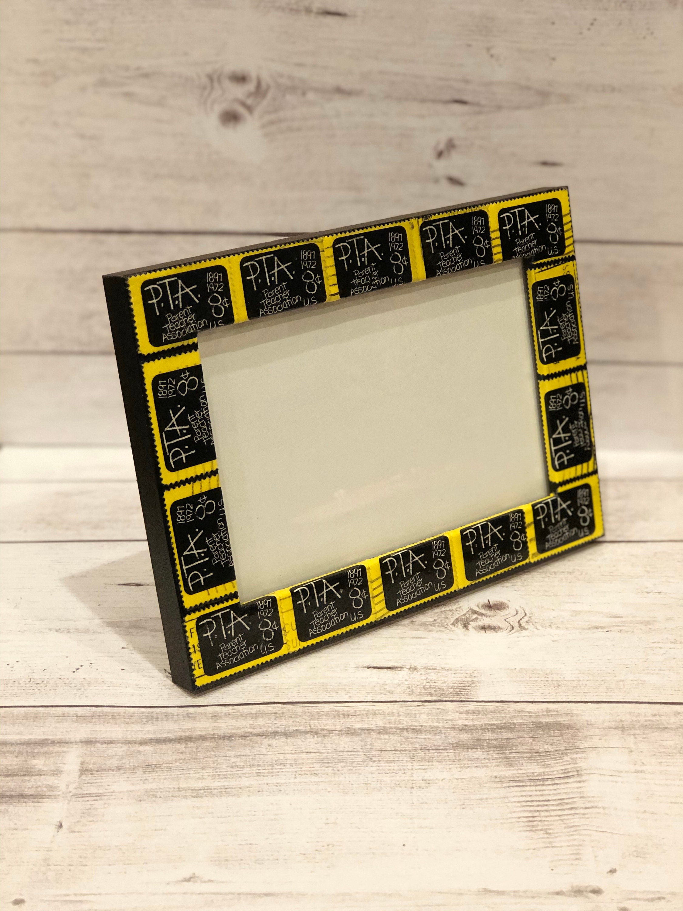 PTA Postage Stamp Frames holds 4x6 Photo - Etsy