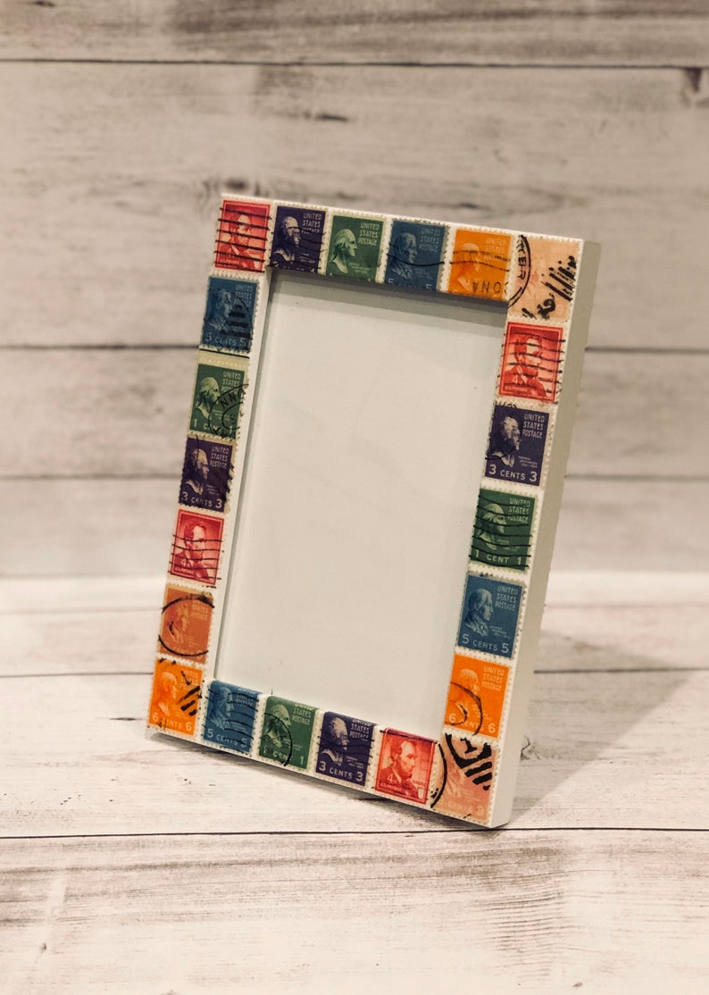 U.S. Presidents Postage Stamp Frame (holds 4 X 6 Photo) - Etsy