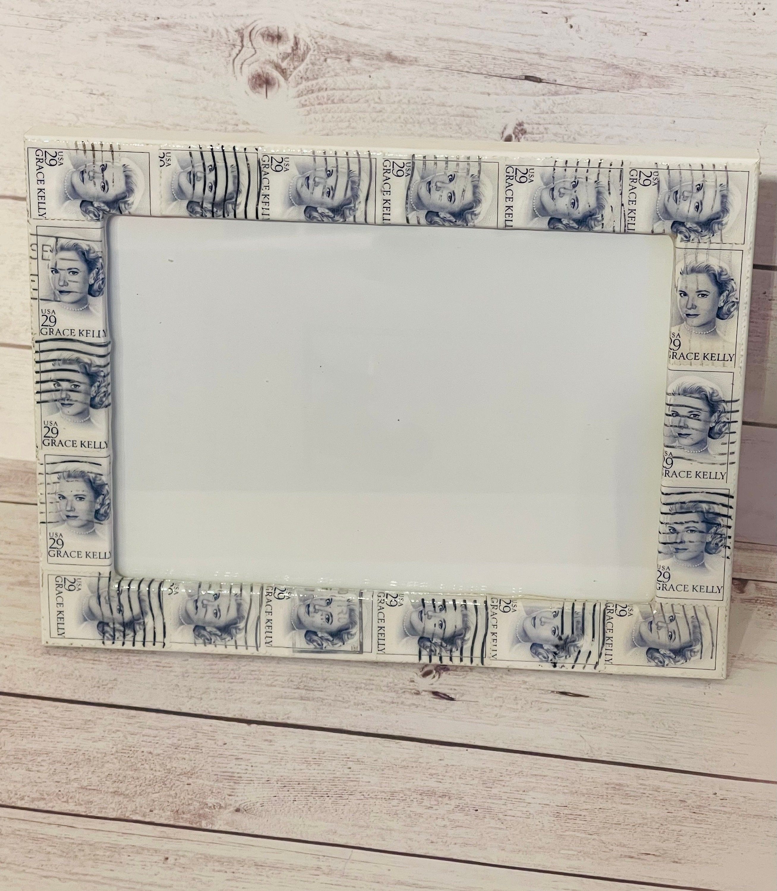 Grace Kelly Postage Stamp Frame holds 5x7 Photo - Etsy