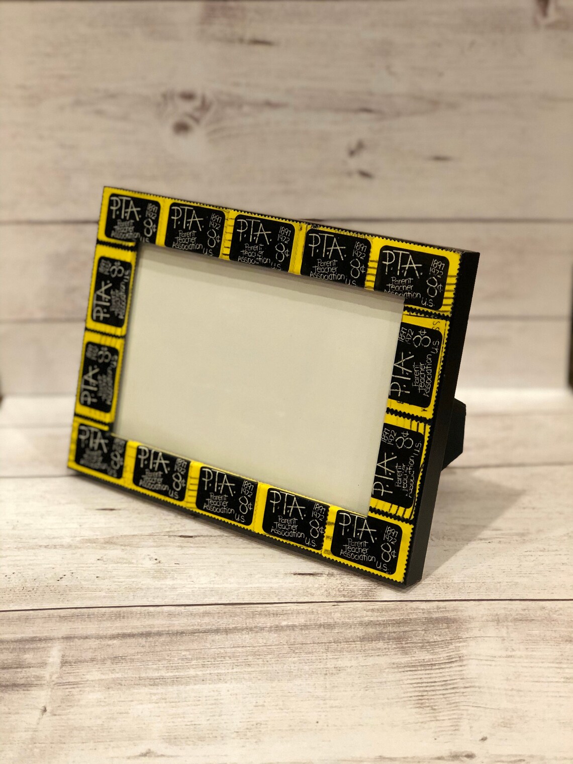 PTA Postage Stamp Frames holds 4x6 Photo - Etsy