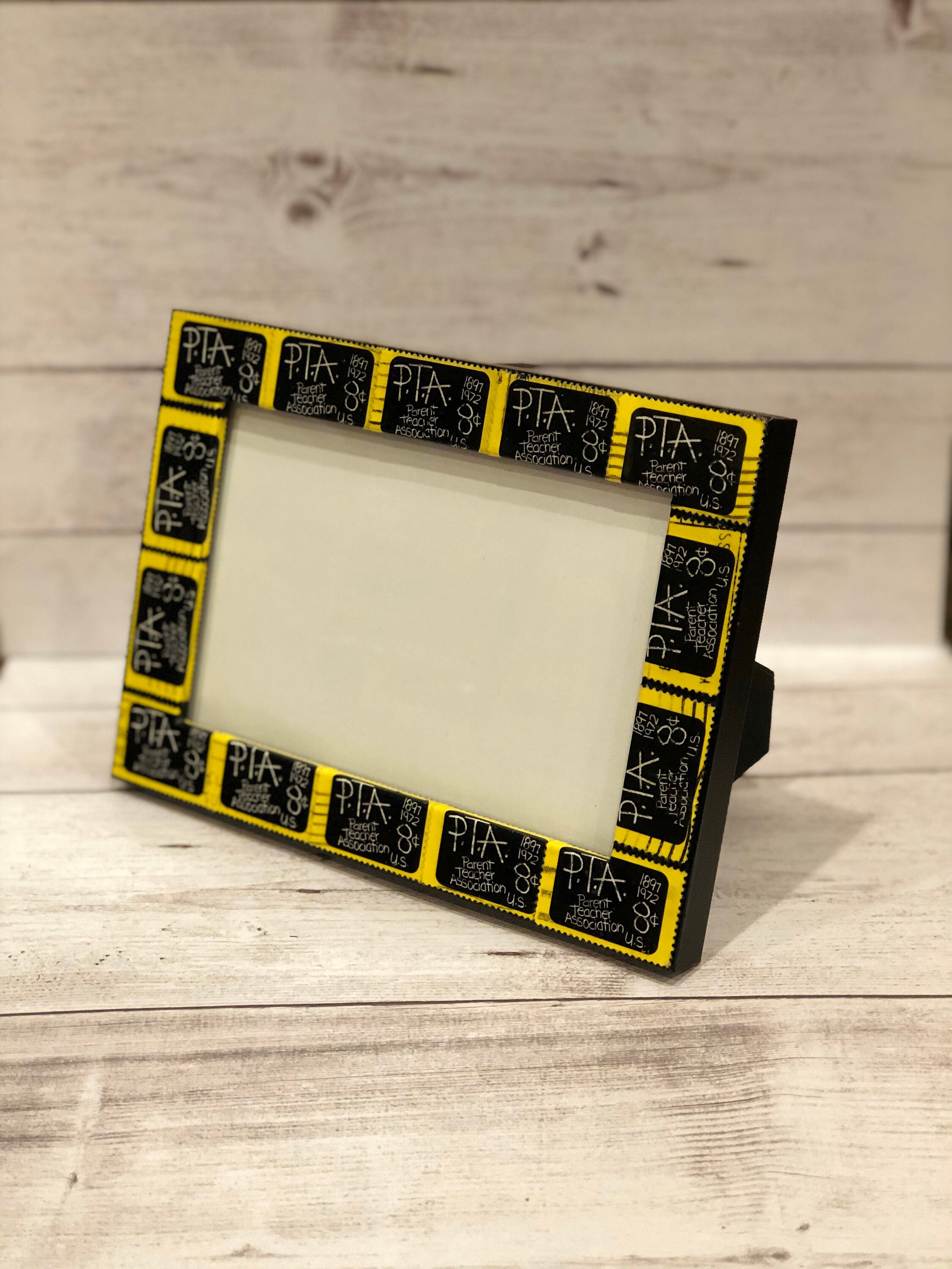 PTA Postage Stamp Frames holds 4x6 Photo - Etsy