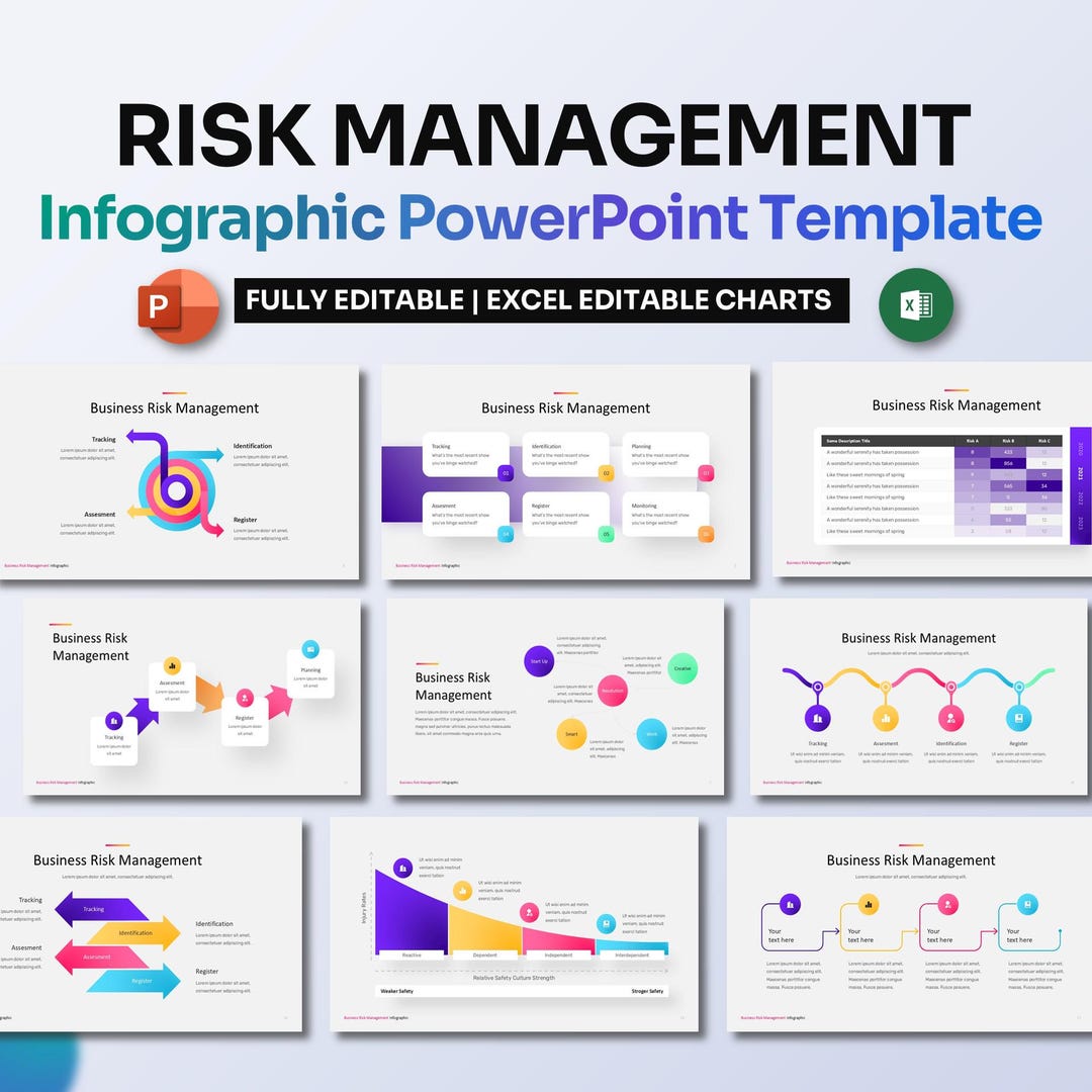 Risk Management Infographic Powerpoint | Business Compliance & Risk ...