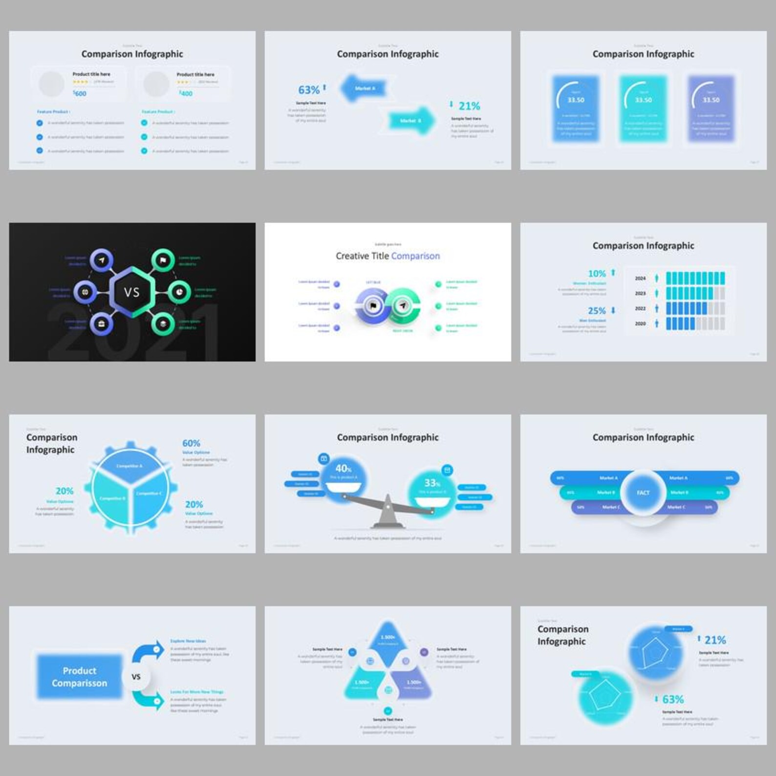 Comparison Infographic Powerpoint | Pros & Cons Slide Template ...