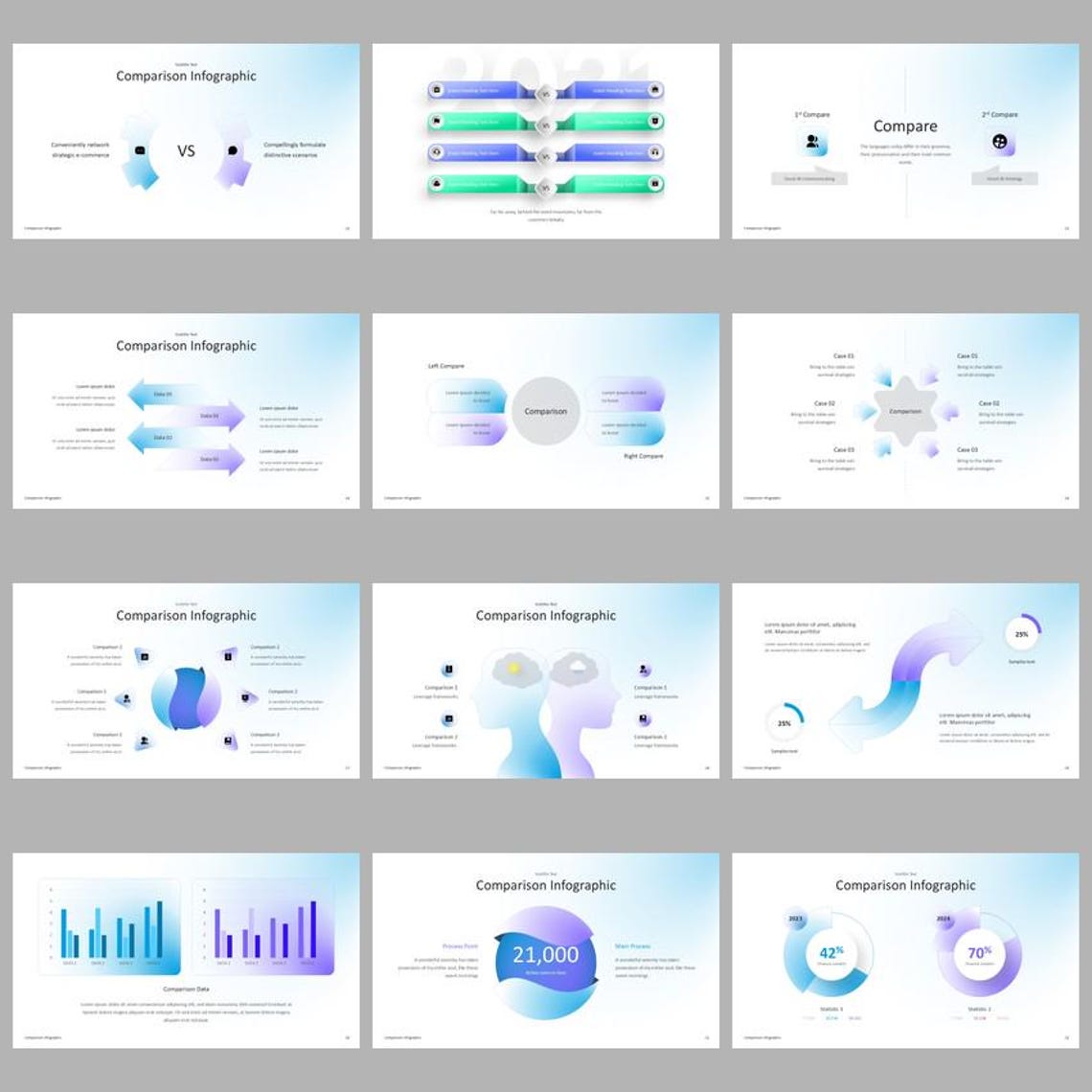 Comparison Infographic Powerpoint | Pros & Cons Slide Template ...