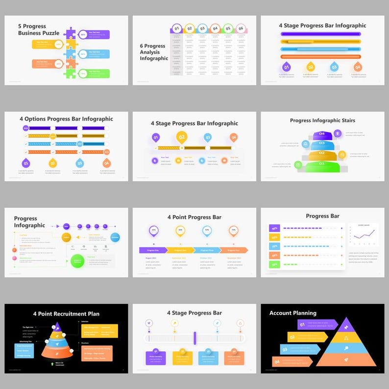 Process Infographic Powerpoint Template | Workflow & Operational ...