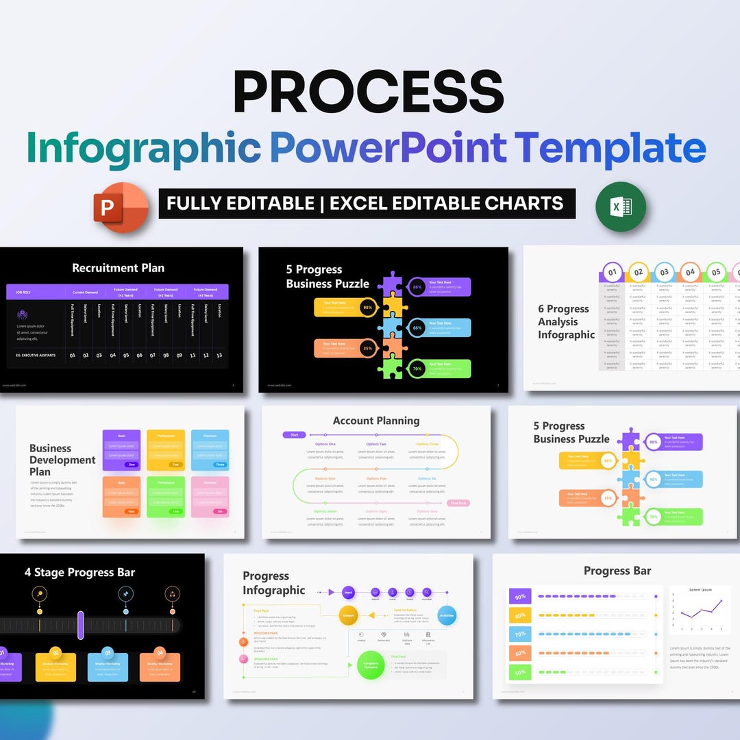 Process Infographic Powerpoint Template | Workflow & Operational ...