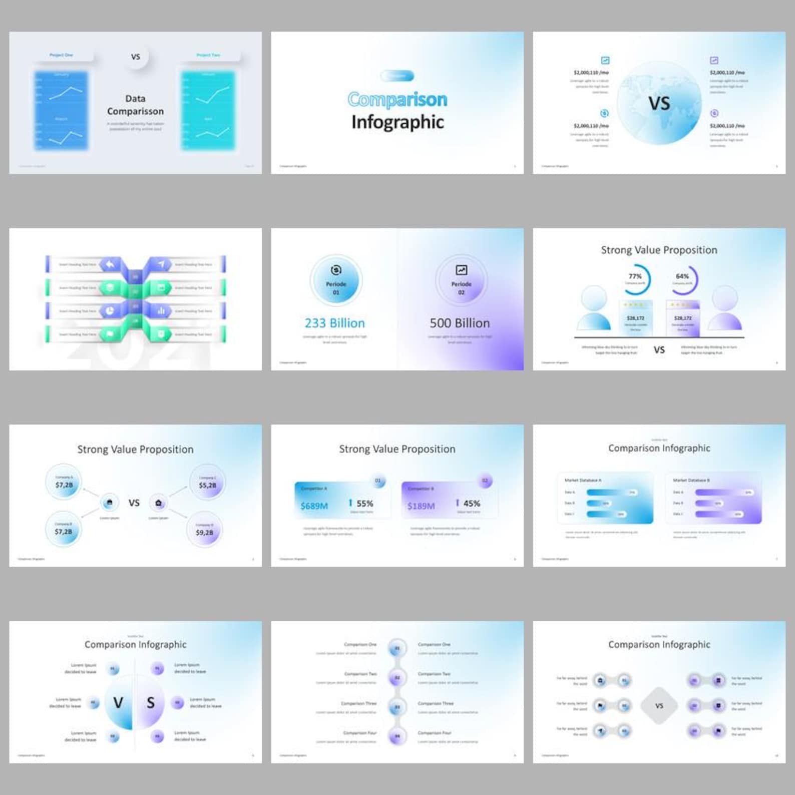 Comparison Infographic Powerpoint | Pros & Cons Slide Template ...