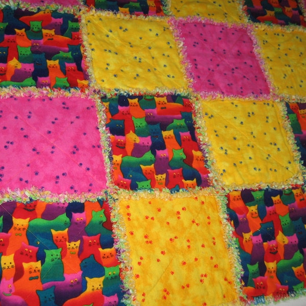 Flannel Rag Quilt - Etsy
