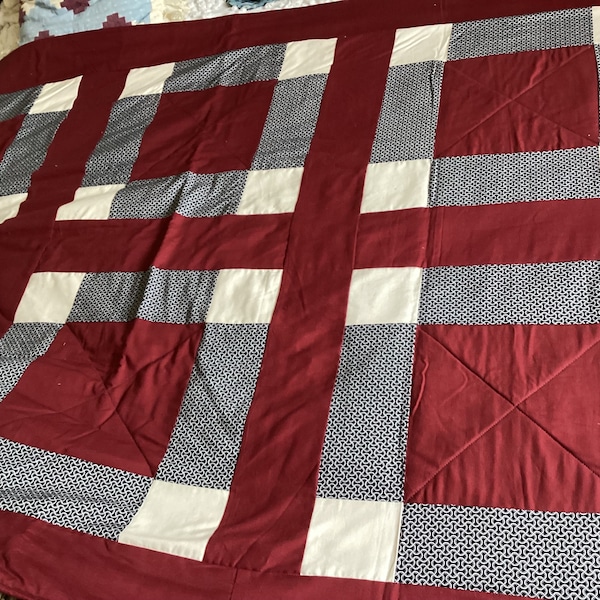 Red Quilt - Etsy