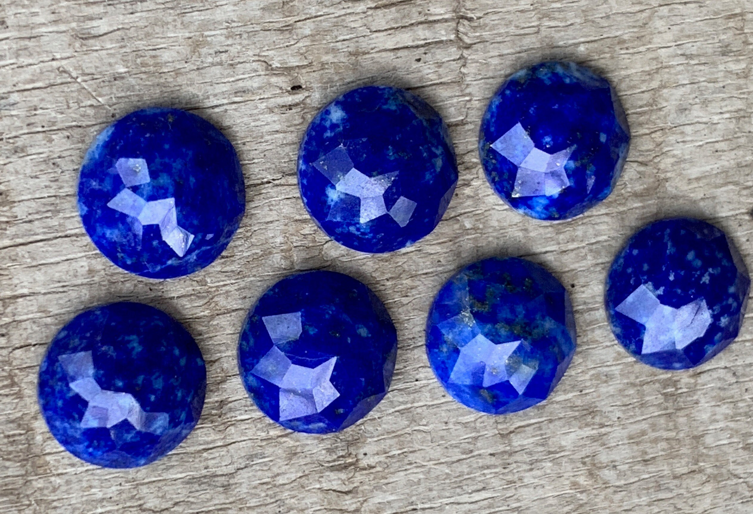 Elegant Modern Cube Cut Geometric Cobalt Blue Lapis Lazuli | Etsy