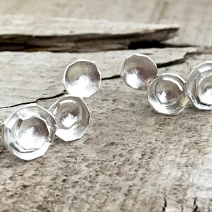 Haptic Collection Sterling Silver Organic Free Form Circle Geometric ...