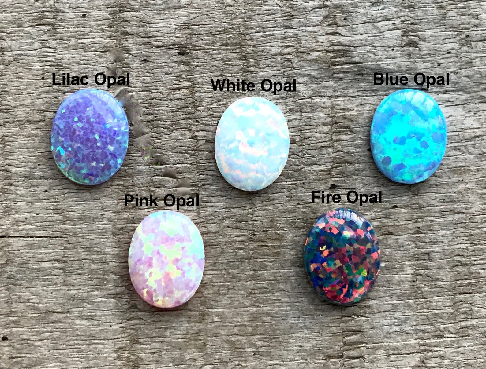 Lovely Romantic Lilac Simulated Oval Opal Sterling Silver Ring | Etsy