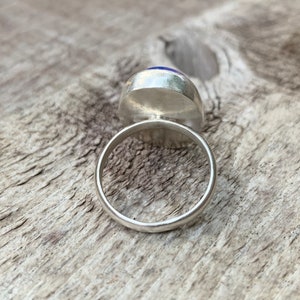 Elegant Pastel Blue Pink Purple Dragon Agate Sterling Silver Ring ...