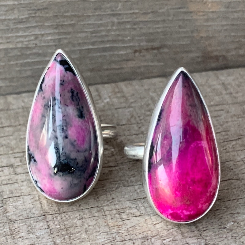 Pink Stone Ring - Etsy