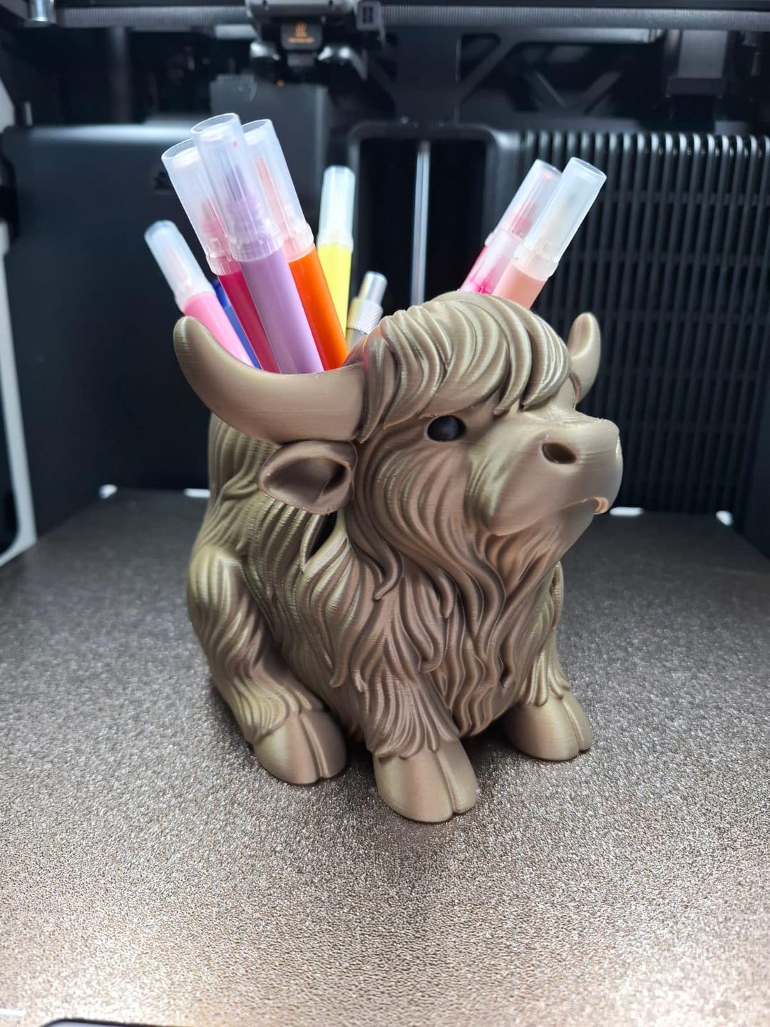 Highland Cow Pen Holder, Digital 3d Print File (with Commercial License ...