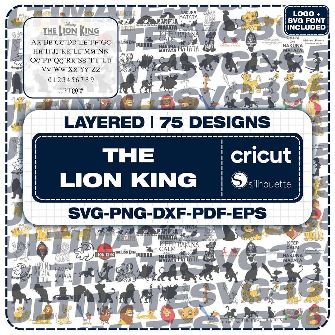 The Lion King Bundle Digital Files Instant Download - Etsy