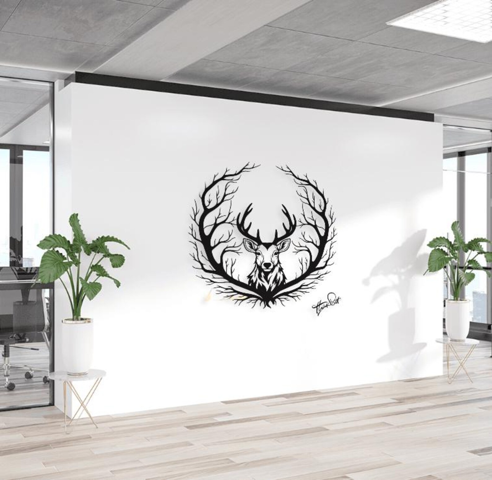 Deer Laser Cut Design – DXF & SVG Files for CNC, Plasma, and Laser ...