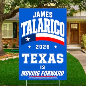 James Talarico Yard Sign - Etsy