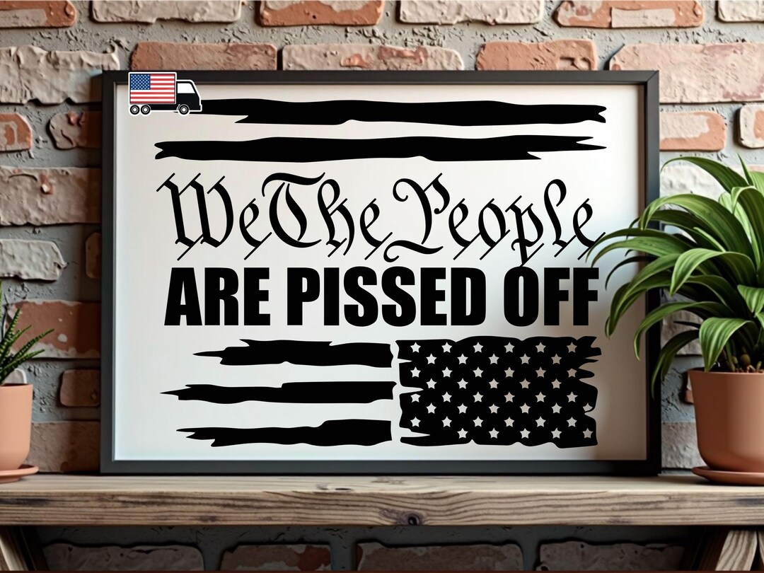 We the People Poster, We the People Are Pissed off Pro-democracy ...