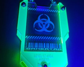 Cyberpunk Keycard Style Card ID Holder - Etsy