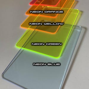 Neon Acrylic Shelf: Blacklight Reactive Game Room Decor (18"x5"x2") - Etsy