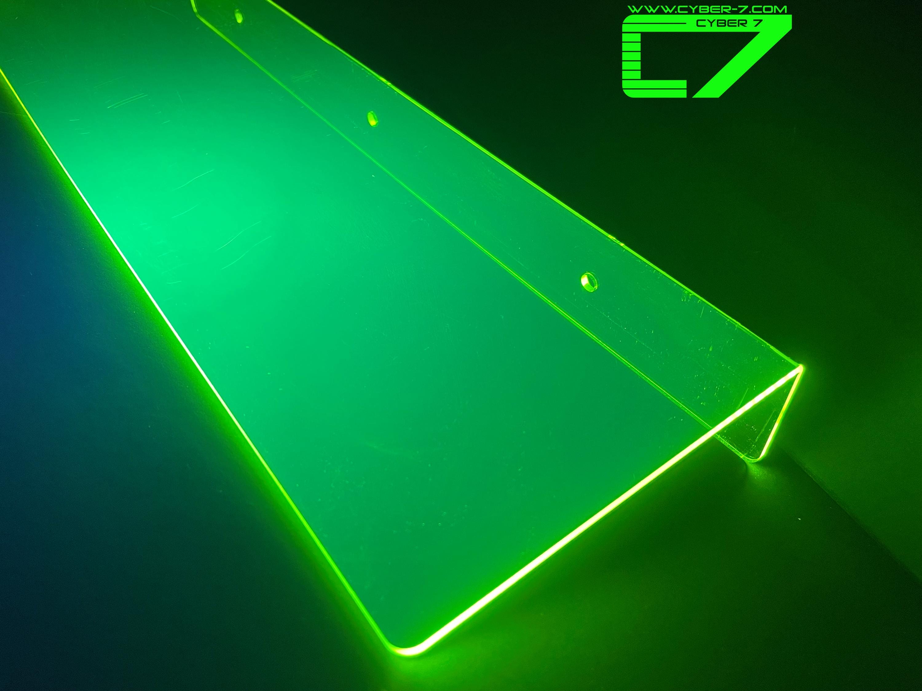 Neon Acrylic Shelf: Blacklight Reactive Game Room Decor (18"x5"x2") - Etsy