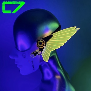 Cyberpunk 2077 Mecha Mask/half Face Mask With Fluorescent Neon Yellow ...
