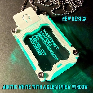 Cyberpunk Military LED Dog Tag/personalized/led Changes up to 7 Colors ...