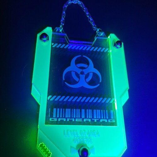 Custom Cyberpunk Gamertag/ Workout/ Car Show Keycard Card ID - Etsy