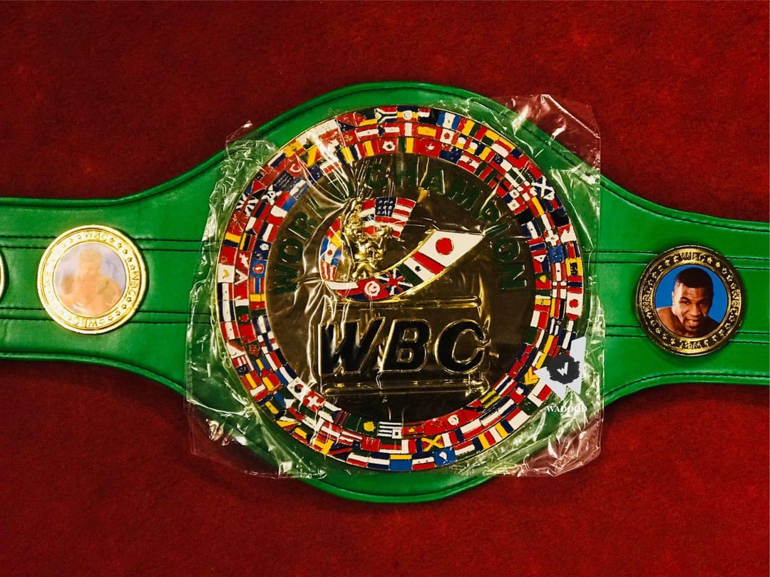 WBC World Boxing Championship Replica Title Belt High Quality Adult ...