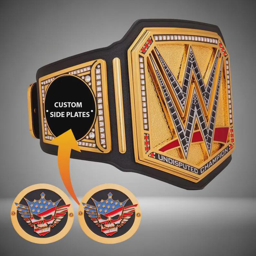 Cinto réplica personalizado do Undisputed Wrestling Championship ...