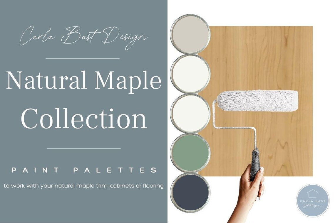 Maple Paint Palettes Collection (15 Palettes!) for Homes With Natural ...