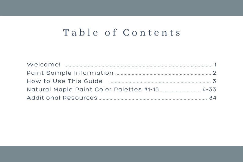 Maple Paint Palettes Collection (15 Palettes!) for Homes With Natural ...