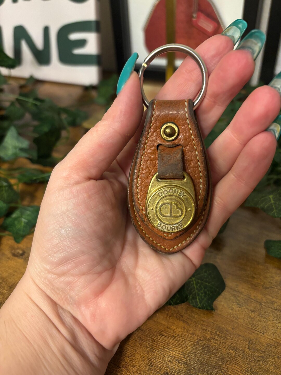 Vintage Dooney & Bourke Keychain - Etsy