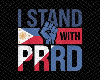 I Stand With PRRD Png Svg Eps, Pinoy Pride Resistance Png Svg Eps ...
