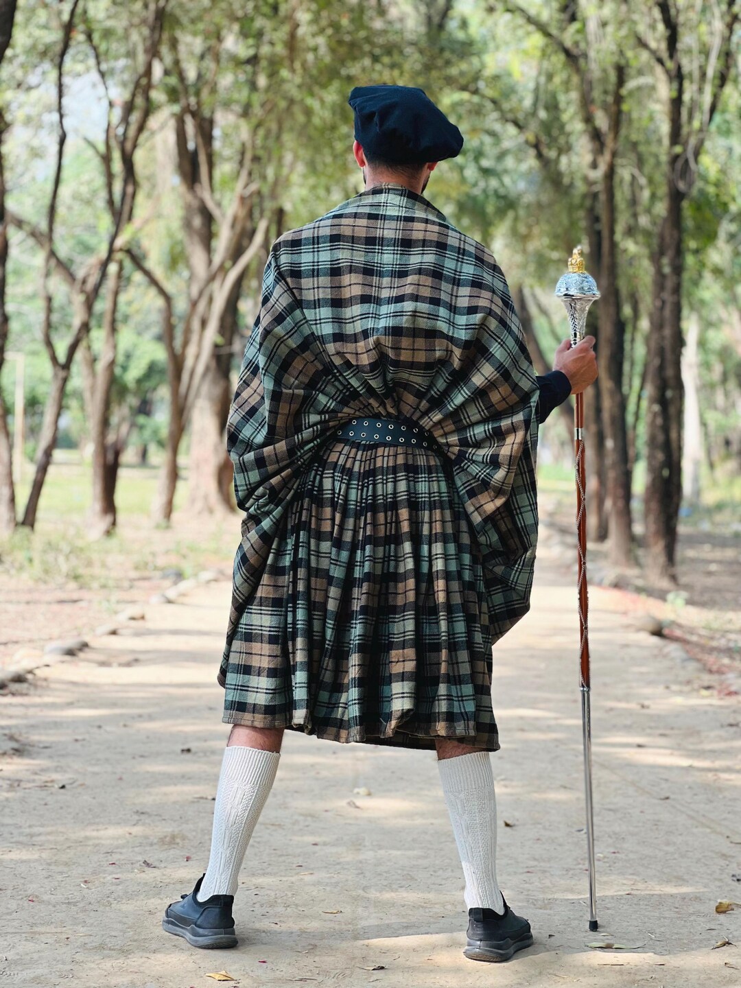 Scottish Great Kilt Traditional Tartan Handmade 16th Century Great Kilt for Men's Available in ...
