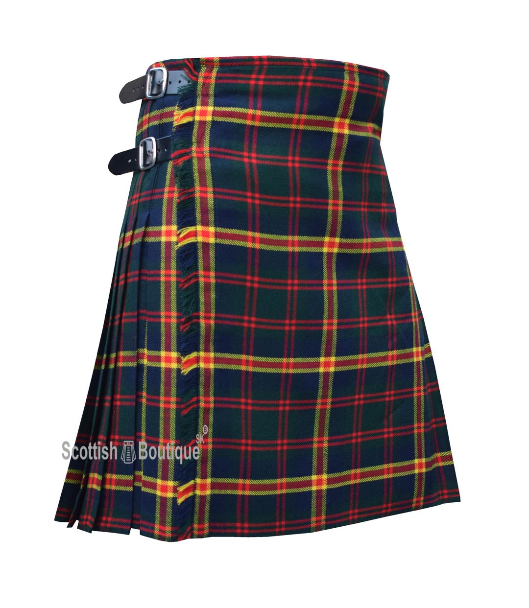 Men's 8 Yard USMC Tartan Kilt Scottish - Traditional Highland US Marine ...