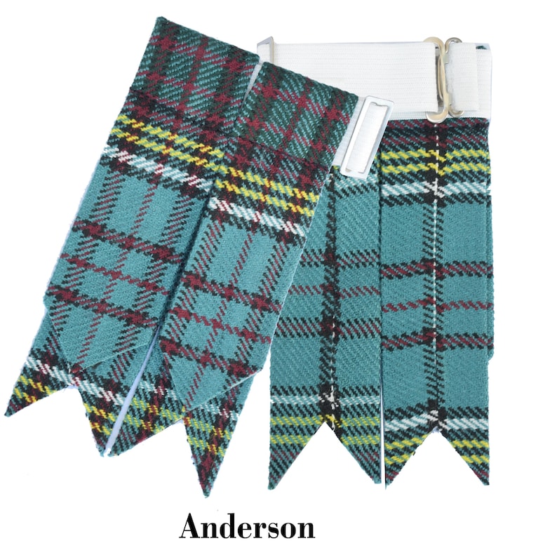 Scottish Tartan Kilt Flashes Hose Socks Tartan Flashes Available in 50+ Tartans - Etsy
