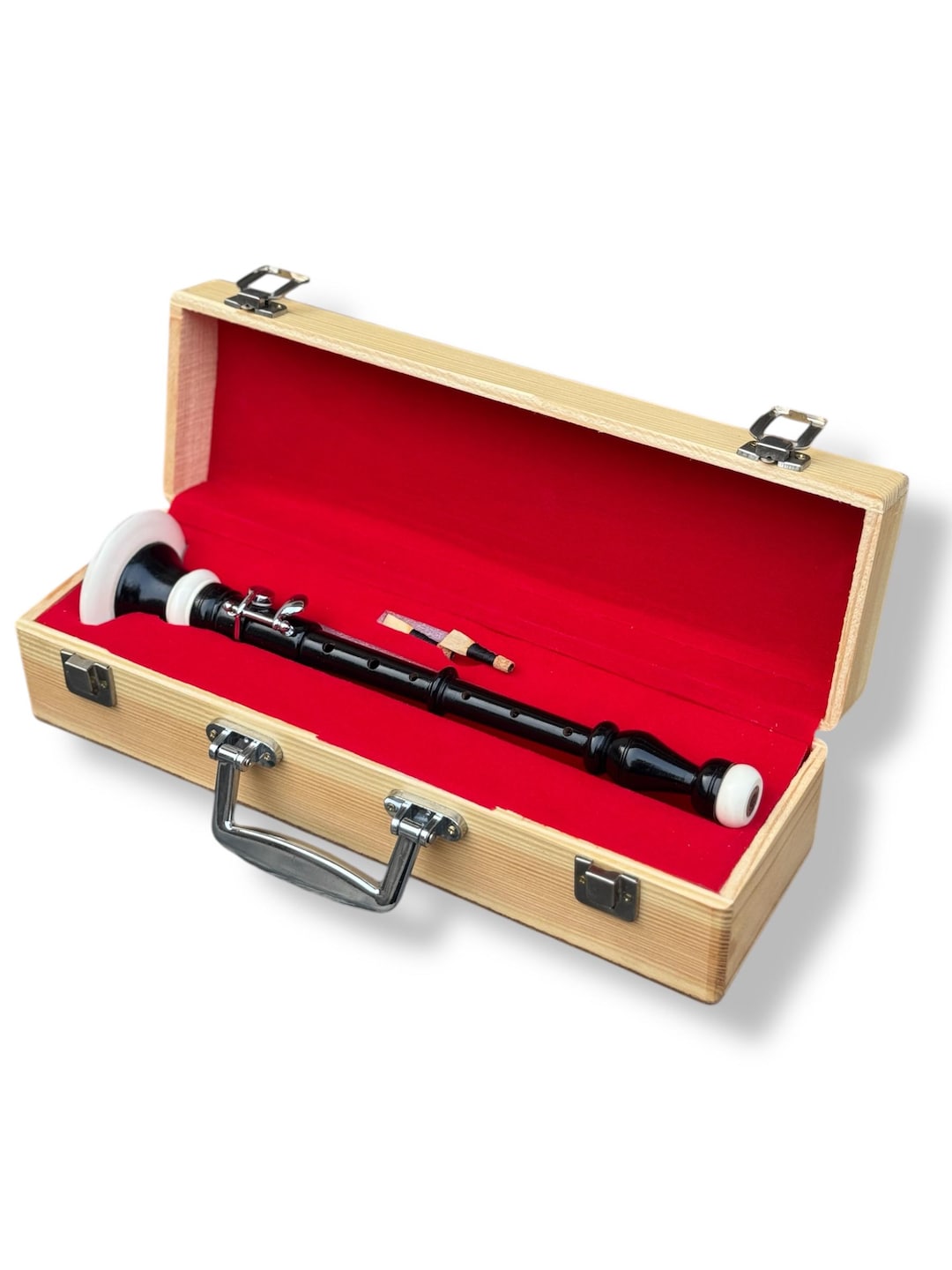 Musical Blackwood Bombard Chanter Tuneable Bombard Flute Wooden Pipers ...