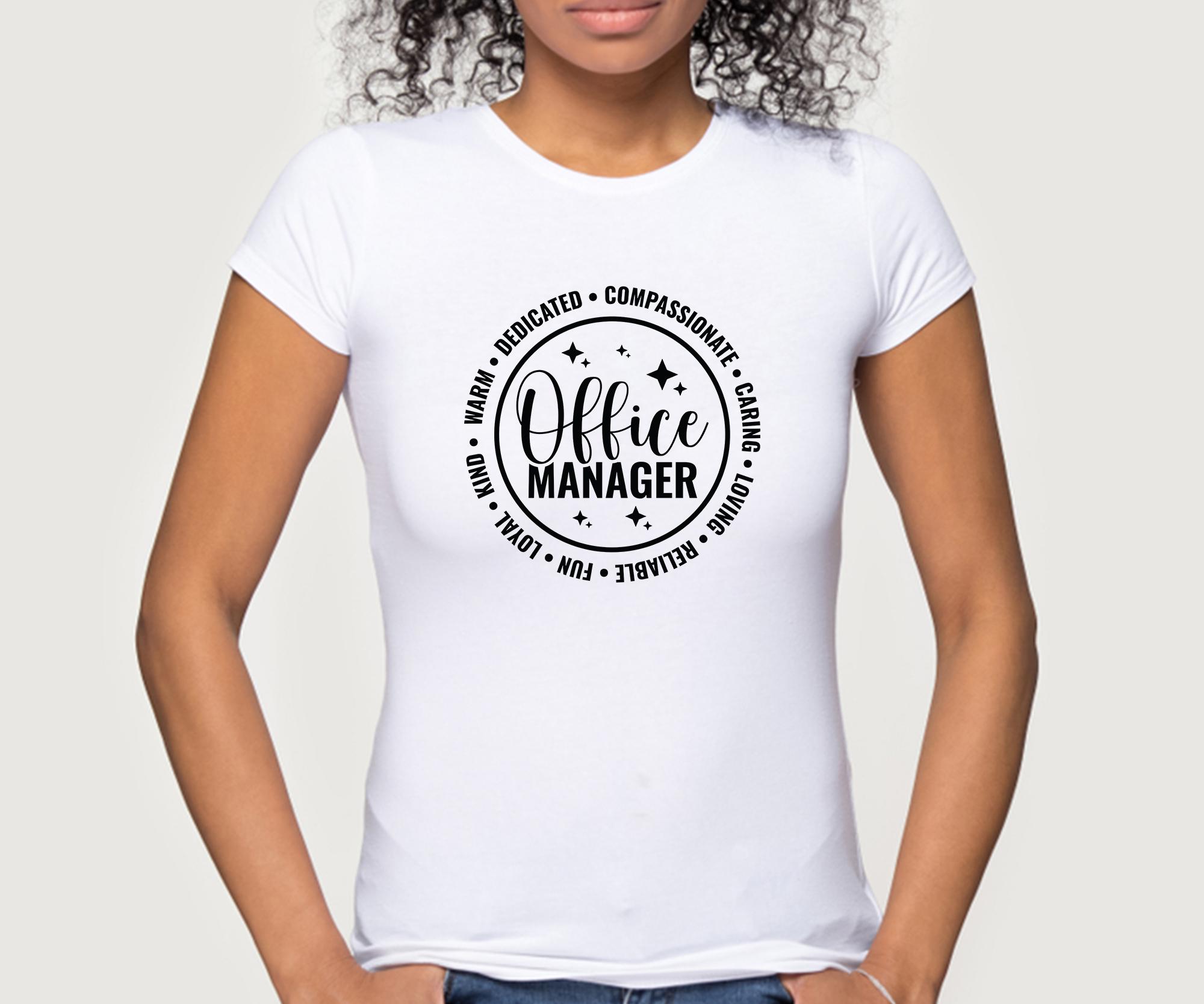 Office Manager Svg, Cricut, Png, Svg, Sublimation, Manager Shirt Design ...