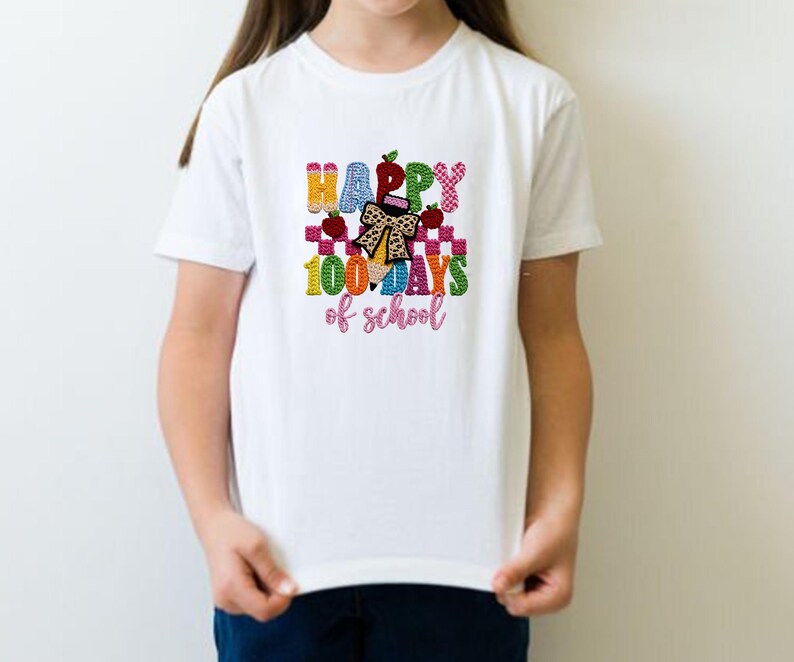 Happy 100 Days of School PNG, Latch Hook Yarn Png, Cricut, Faux Yarn ...