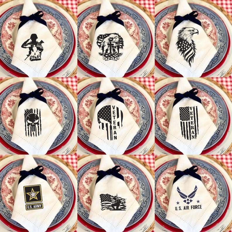 Military Pattern Embroidery Designs, Veteran, DST PES Files (digital ...