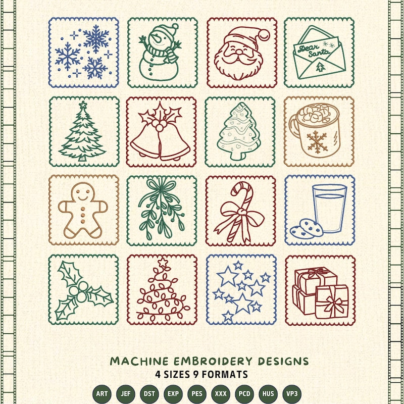 Stamp Embroidery - Etsy