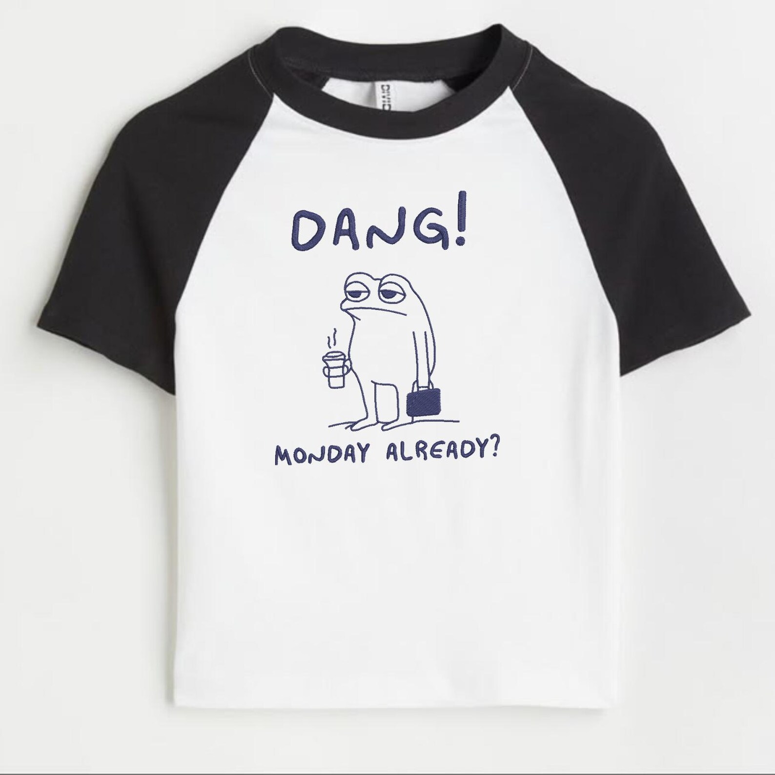 Dang Monday Already Machine Embroidery File, Funny Frog Embroidery ...