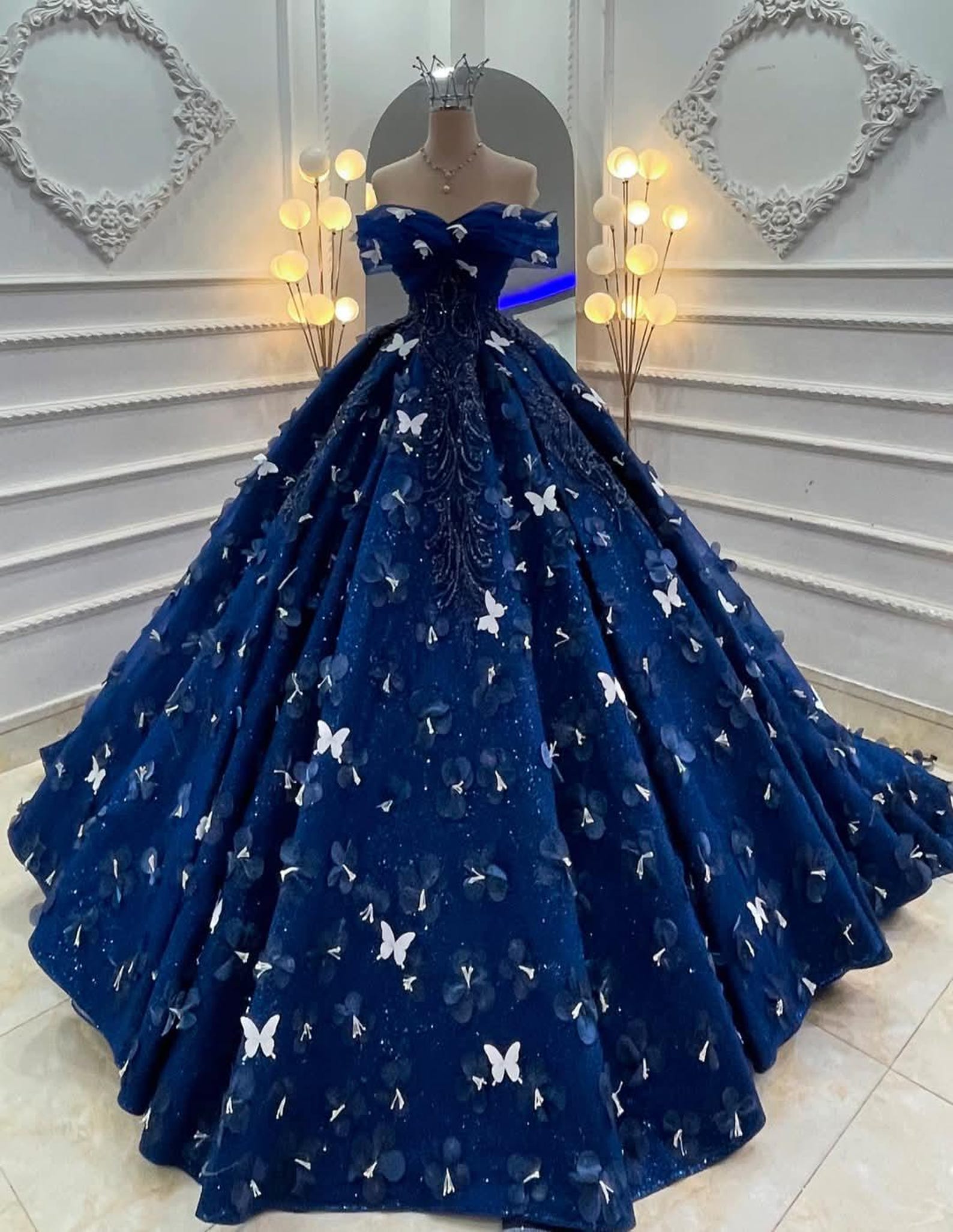 B-002 Luxury Ball Gown • Wedding Gown • Bridal Gown • Engagement Dress ...